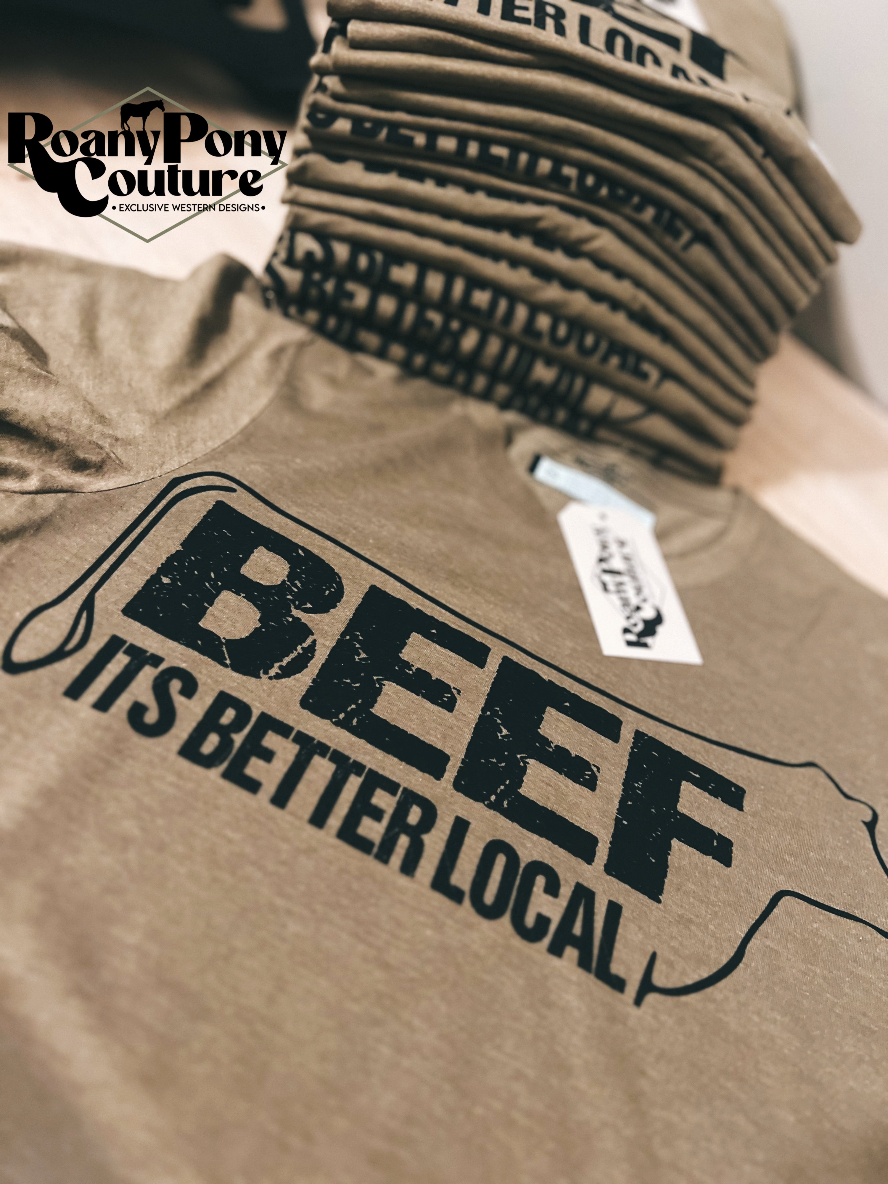 Local Beef Tee – Roany Pony Couture