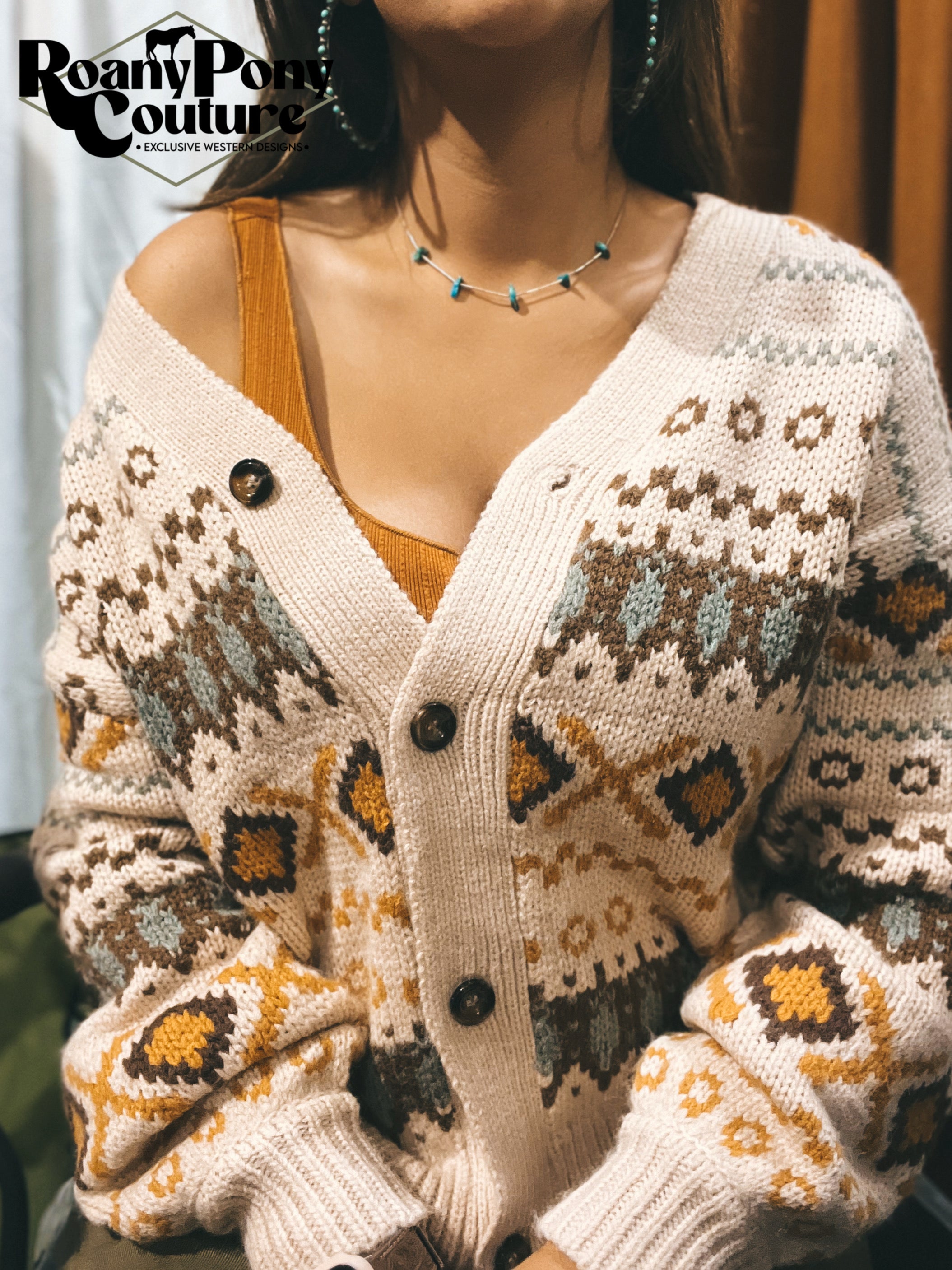 Knitted Sweater Cardigan – Roany Pony Couture
